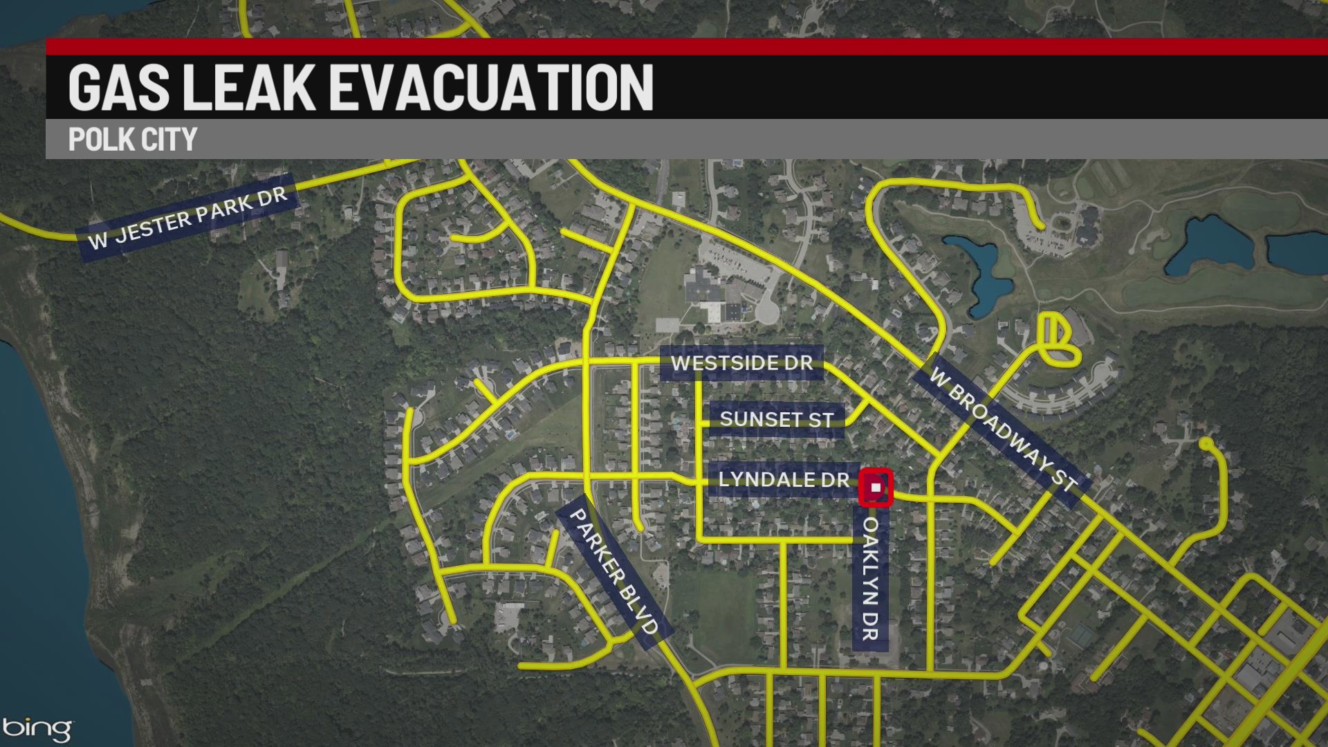 Polk City residents can return home after evacuation for gas line rupture