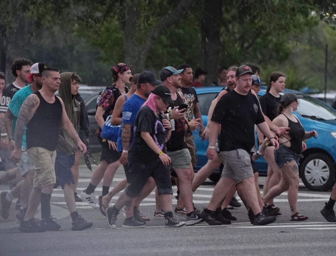 Rockville gates reopen, performances to resume after weather delay