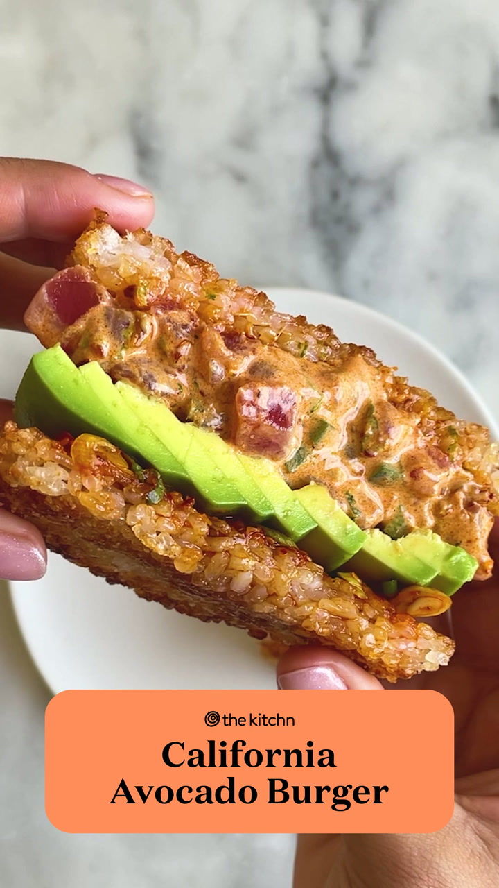 How to make a California avocado burger