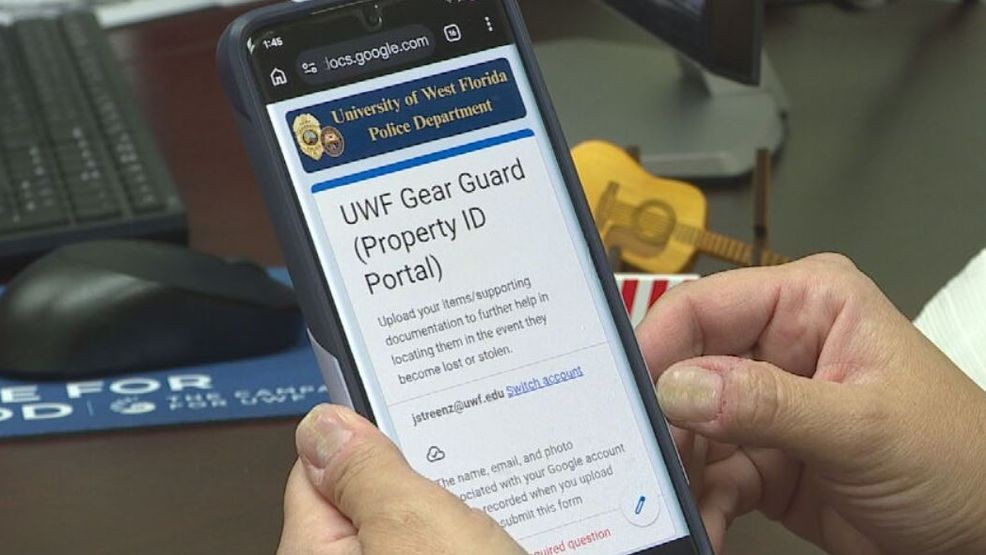 UWF Police launches 'Gear Guard,' letting students log valuables to aid ...