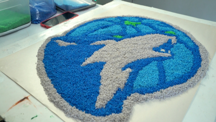 Meet the Minnesotan making rice art of the Timberwolves, Wild and more