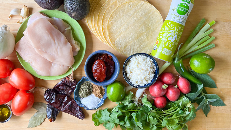 Tinga chicken mini tostadas recipe
