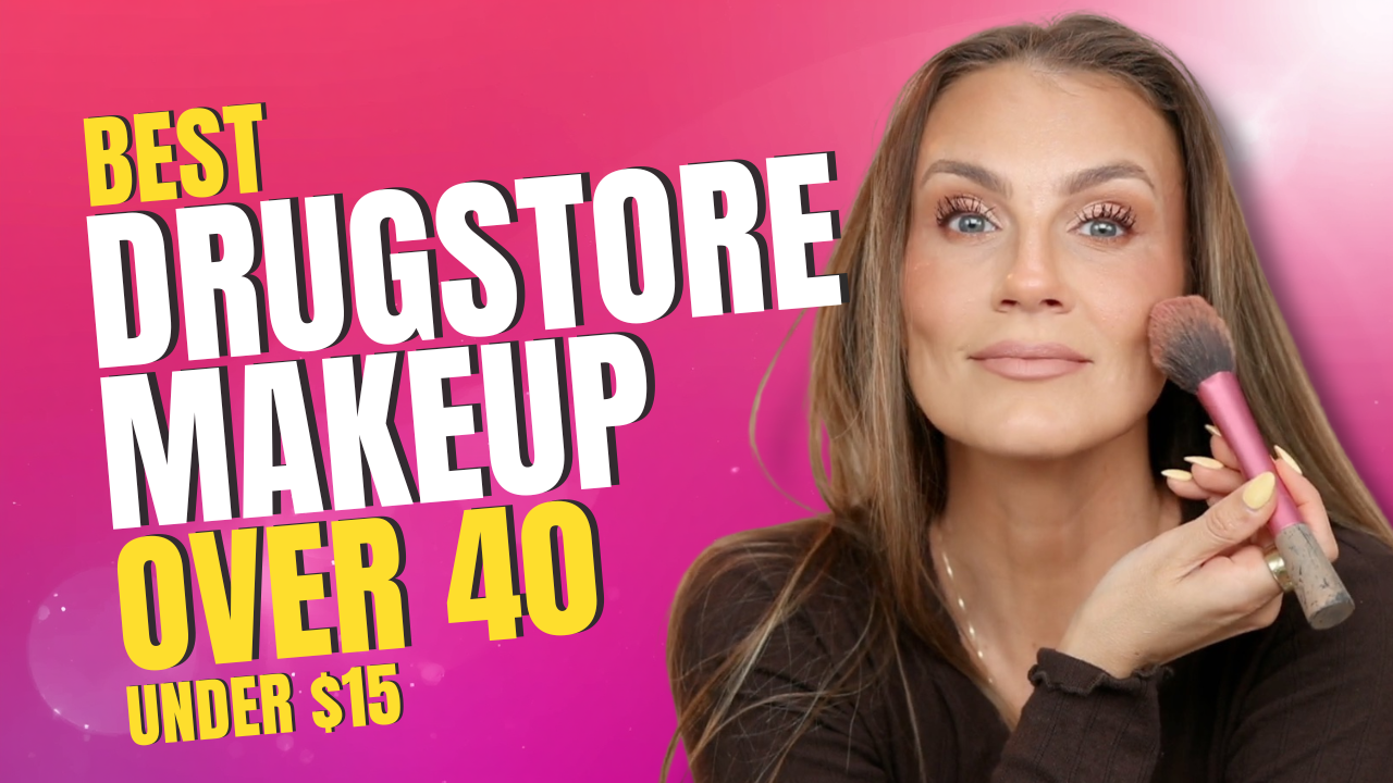 Makeup for women over 40 | Full face drugstore routine under $15!