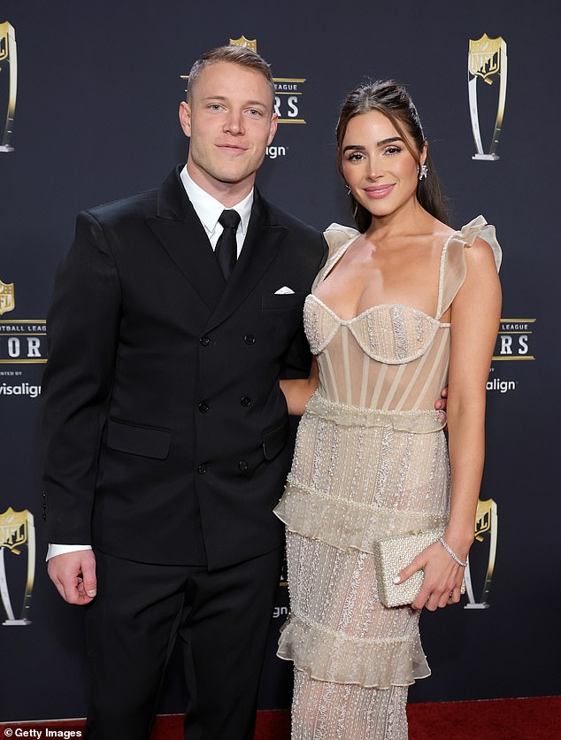 Olivia Culpo is expecting second child with husband Christian McCaffrey