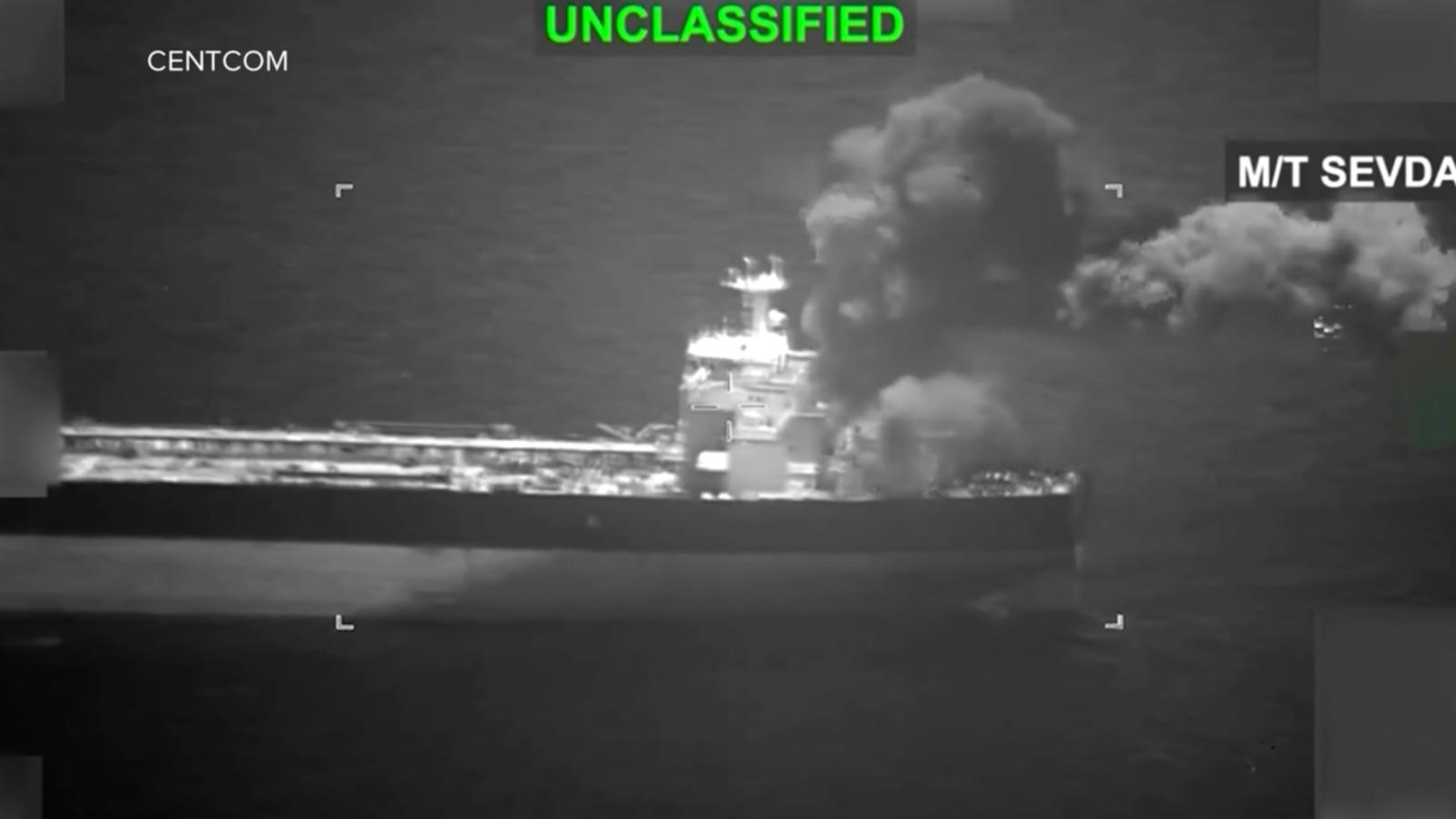 Central Command releases video of new US strikes on Iranian tankers
