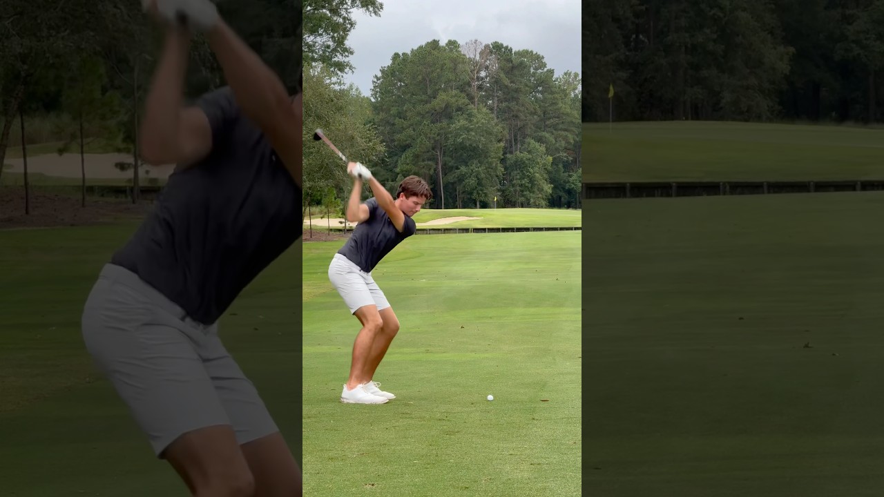 How did that not go in! 😳😳 #golf #shorts