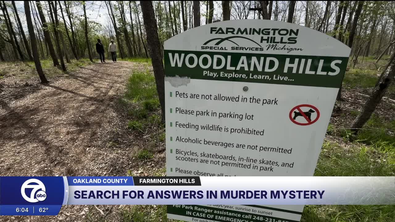 Search for answers in Farmington Hills murder mystery