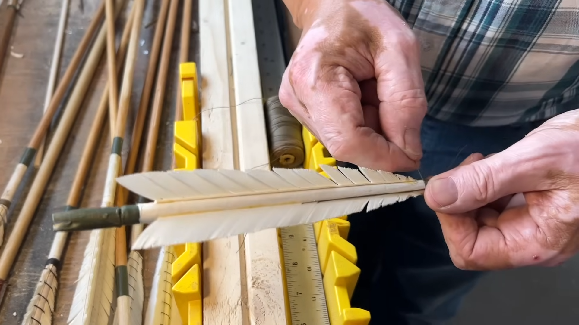 Who repaired arrows during campaigns in the Middle Ages