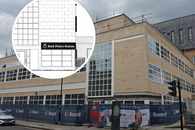 Office block being transformed into new Bath's new police station