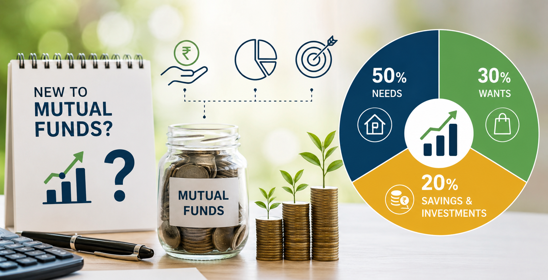 New to mutual funds? Experts suggest using 50-30-20 rule to build a ...