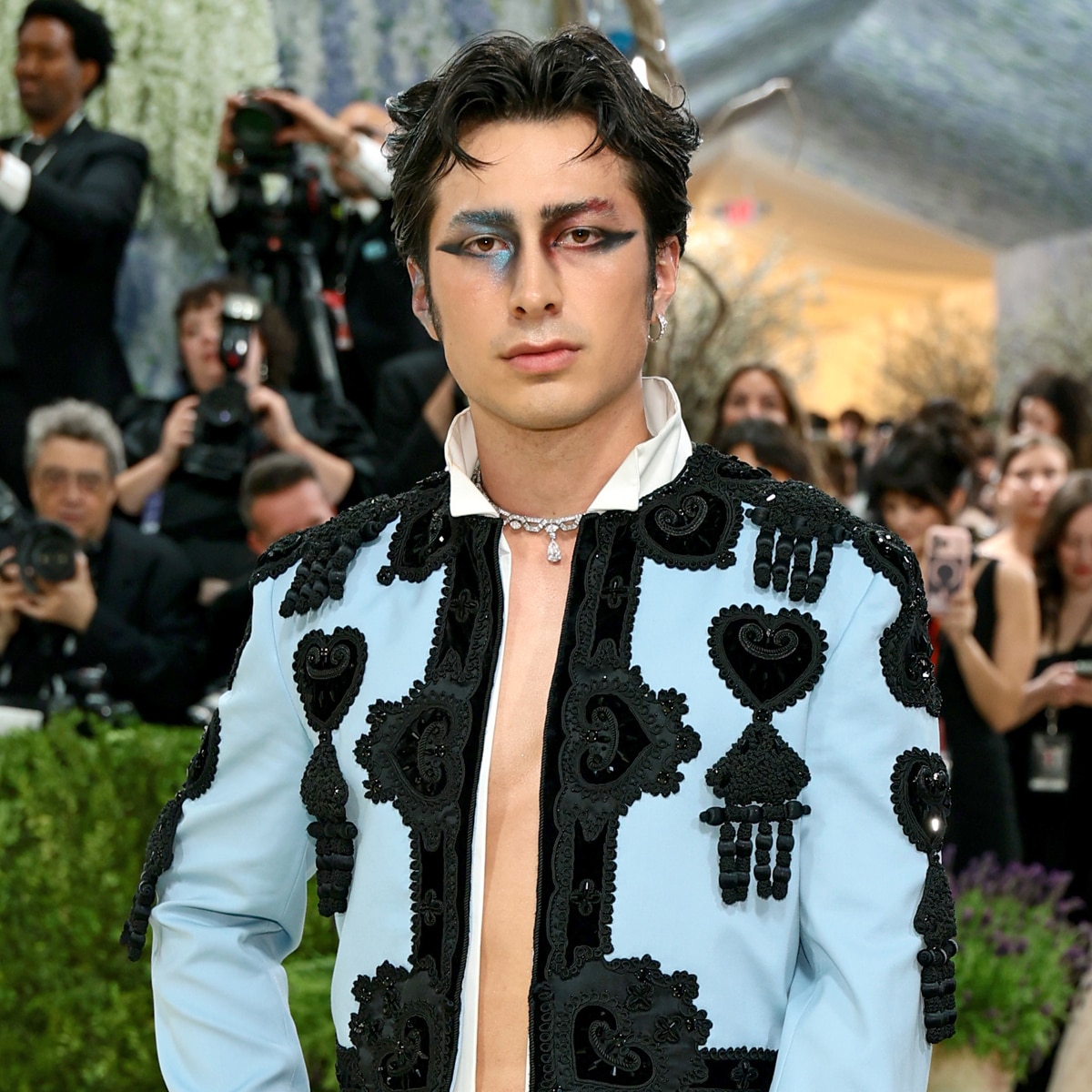 Hudson Williams' makeup artist defends bold Met Gala look amid backlash