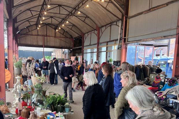 Spring vintage fayre offers clothing, furniture and bric-a-brac