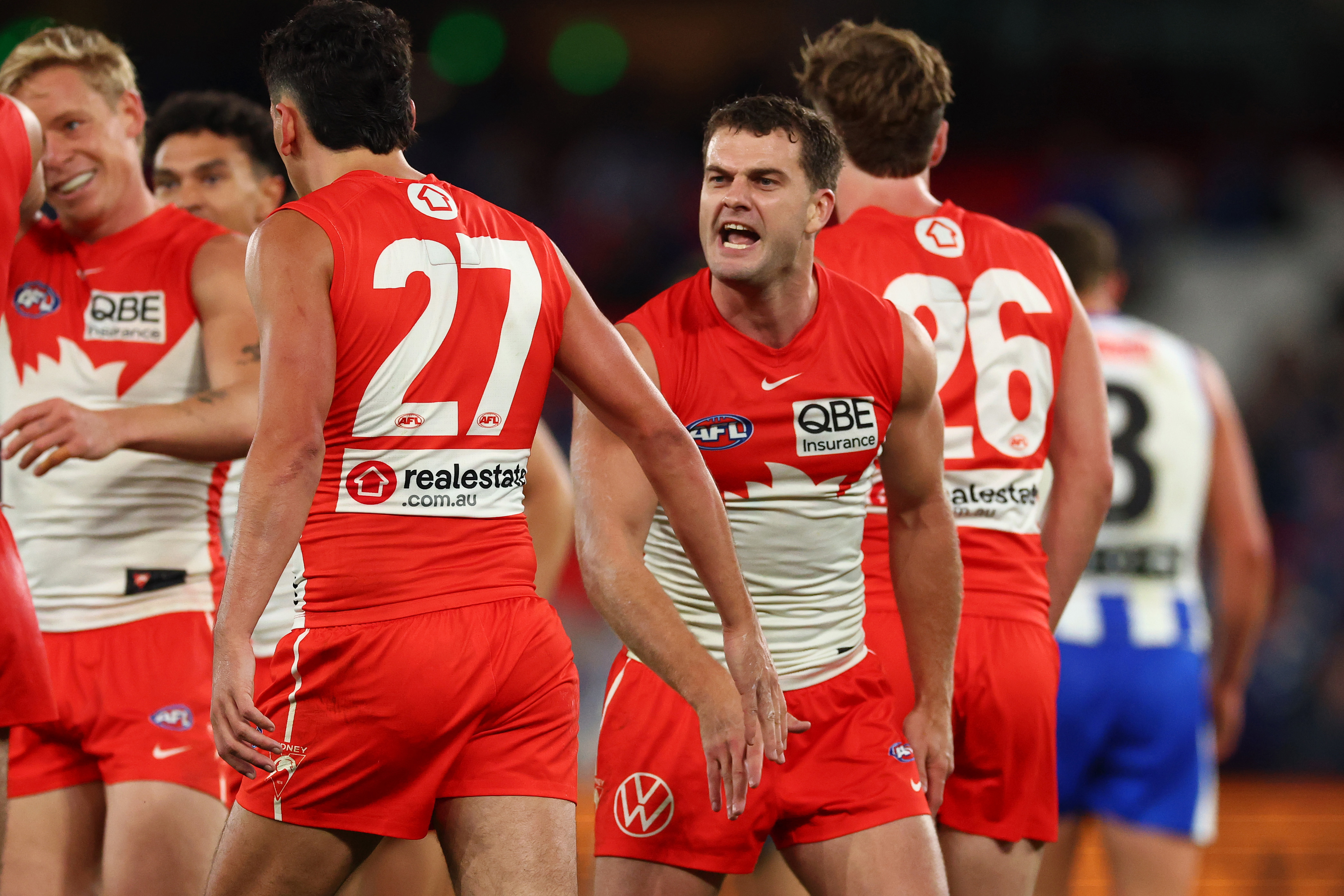 Tempers flare as former teammates involved in heated clash