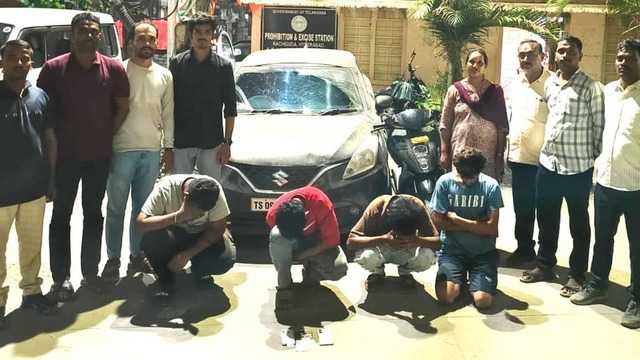 Hyderabad: Four arrested for selling MDMA sourced from Bengaluru