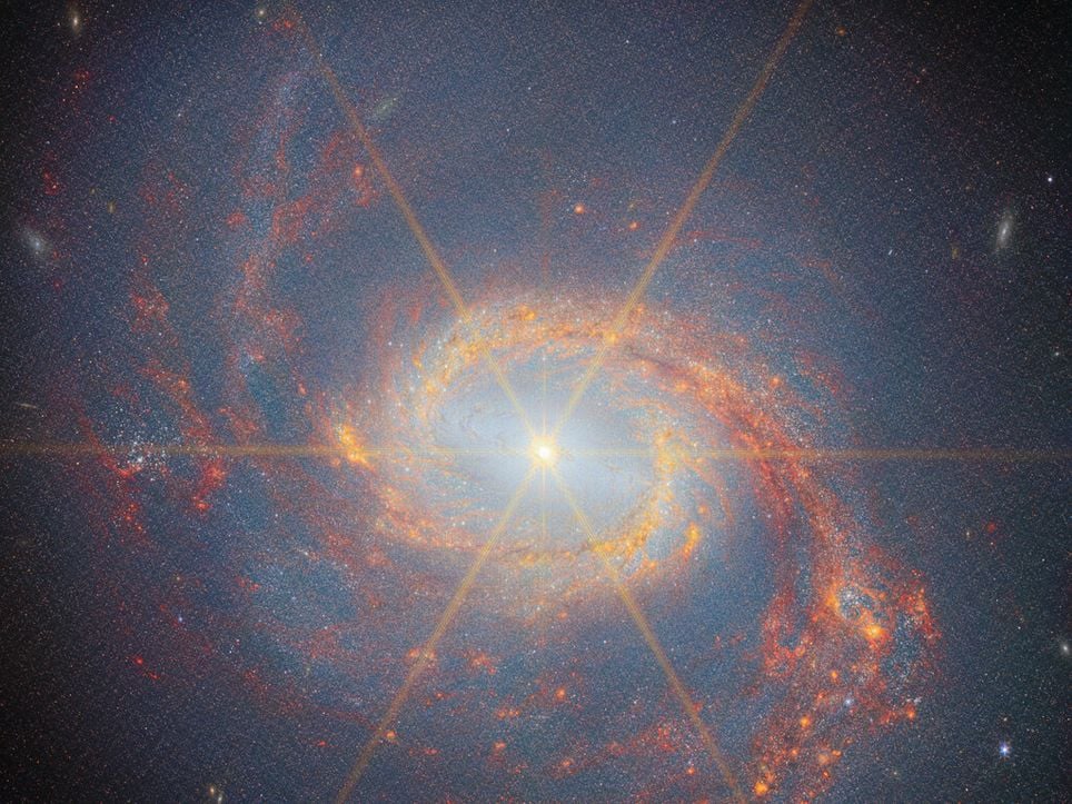 Esta imagen del telescopio espacial James Webb de la NASA/ESA/CSA ...