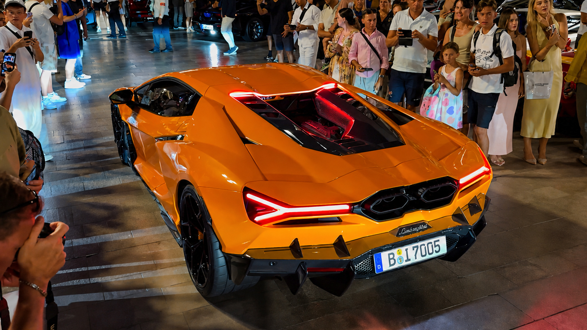 Millionaire's Lamborghini Revuelto draws Monaco crowd