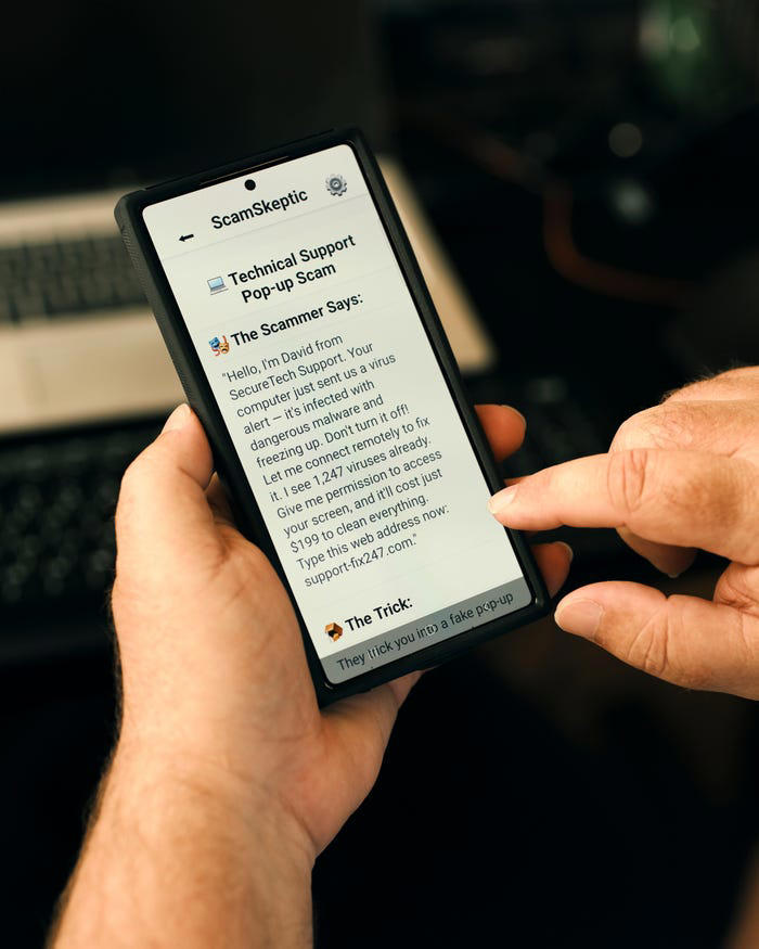 My aging family kept falling for scams. For $20, I built a no-code app ...