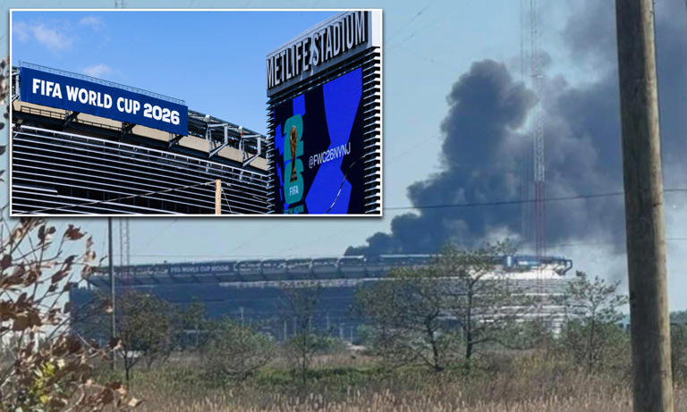 World Cup fans sent into meltdown as viral images show final venue ...