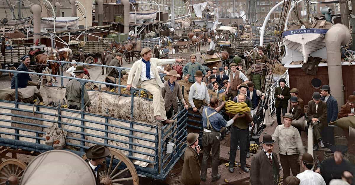 Colorized Victorian photos