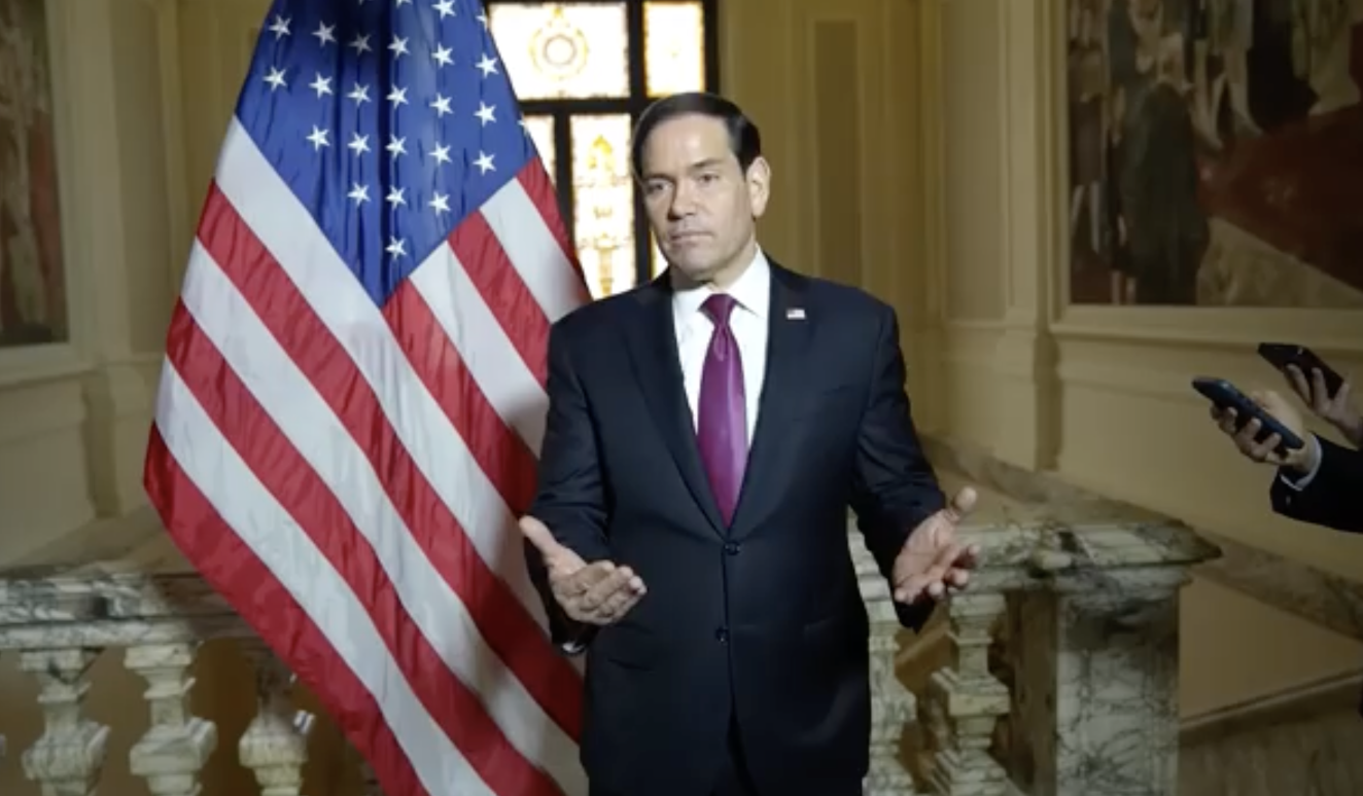 'There's not much ceasing in the firing': Marco Rubio gets into tense ...