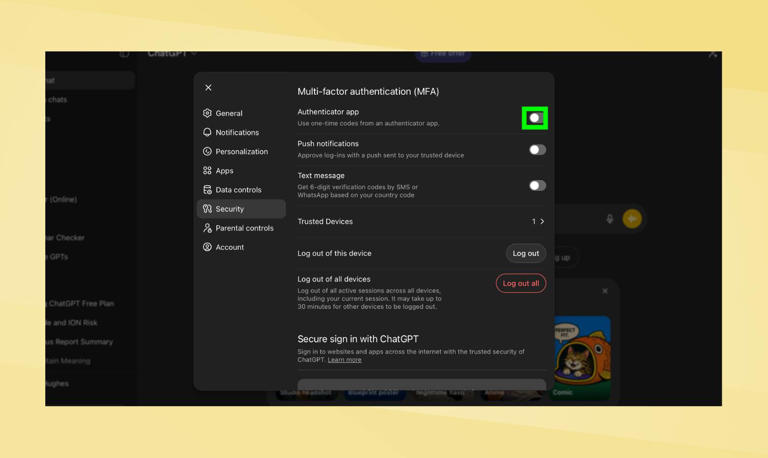 Follow these 4 steps to lock down your ChatGPT account and keep it private