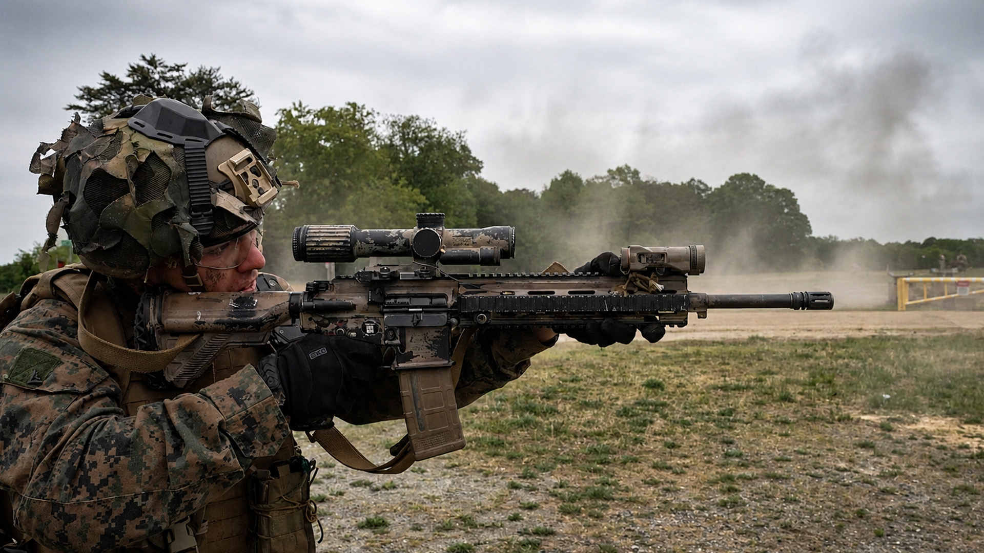 Marines test shooting skills in annual squad competition