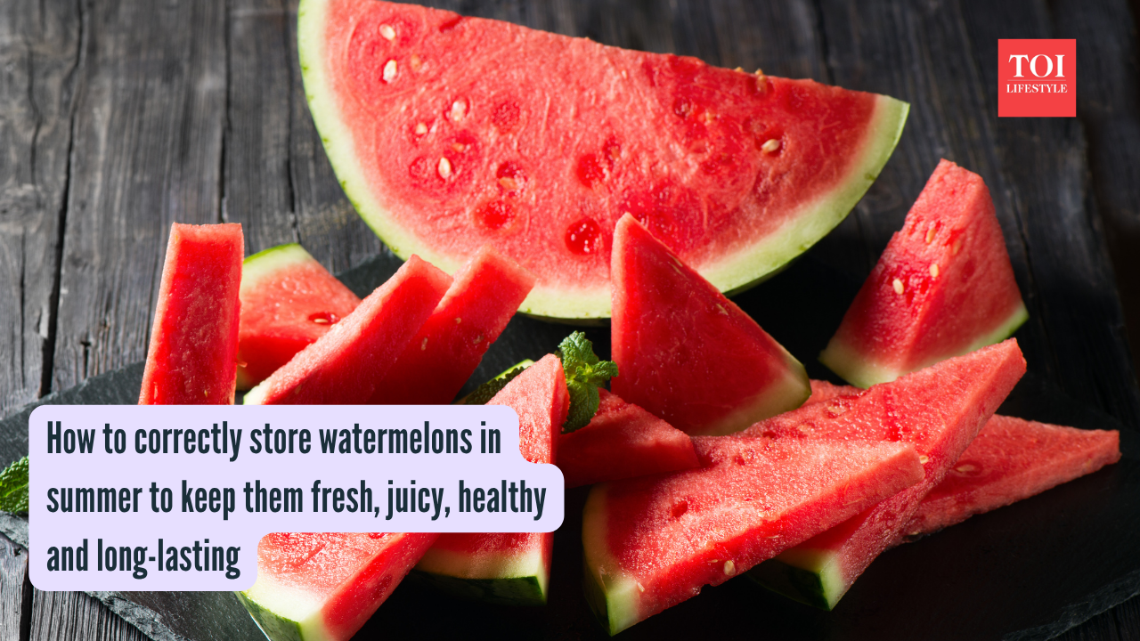 How to correctly store watermelons in summer to keep them fresh, juicy ...