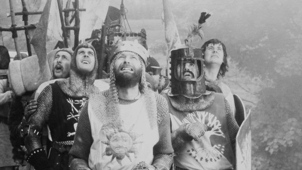 1975 hit comedy film 'Monty Python and the Holy Grail' ranked No. 1 ...