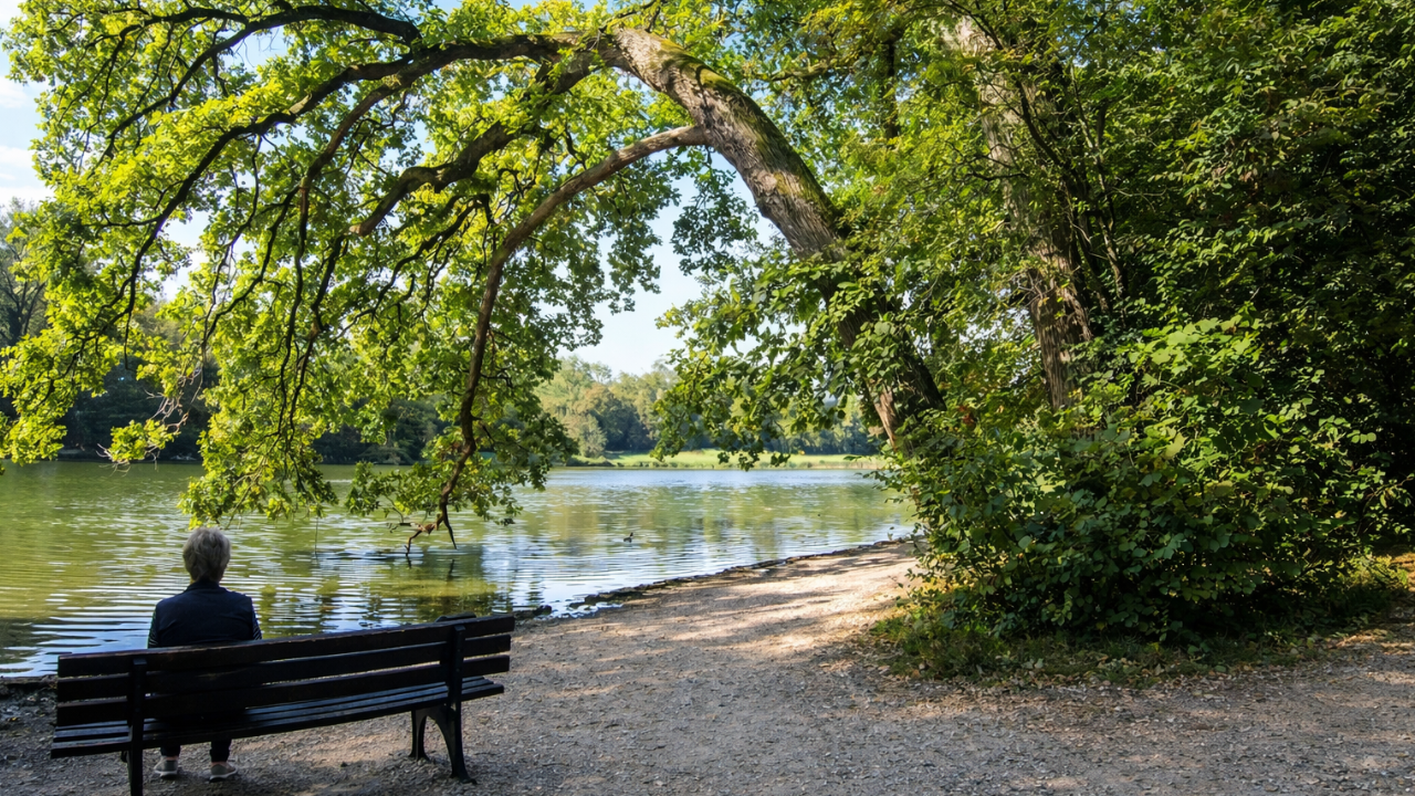 A peaceful walk in Nymphenburg Park Munich (4K)