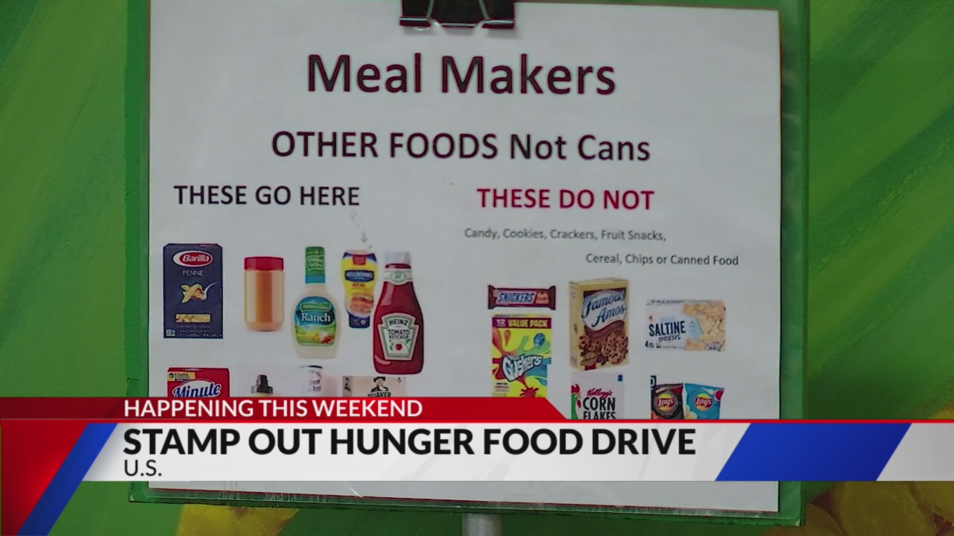 Postal workers accept donations during national food drive Saturday