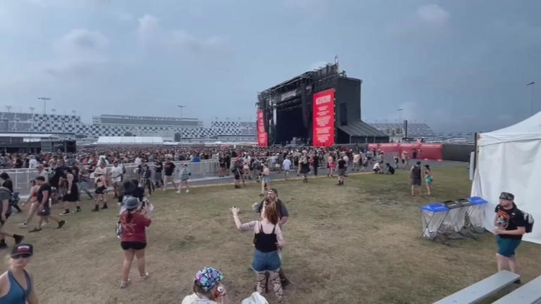 Rockville Music Festival resumes after brief rain delay