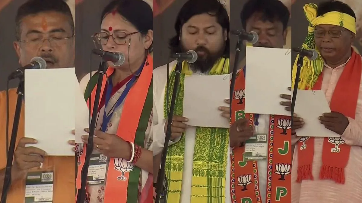 BJP forms first Bengal govt: Full list of ministers in Suvendu Adhikari ...
