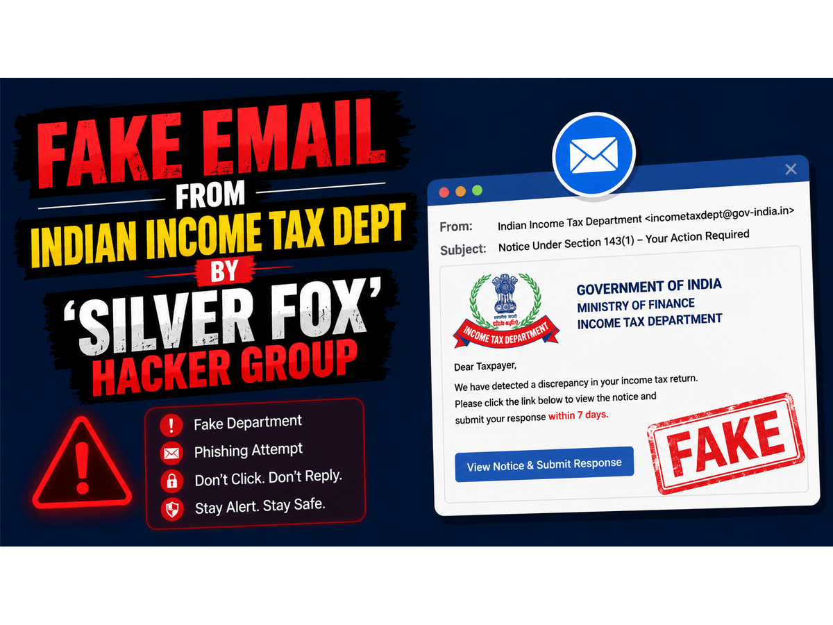 Fake income tax emails target Indians: Kaspersky warns of 'SilverFox ...