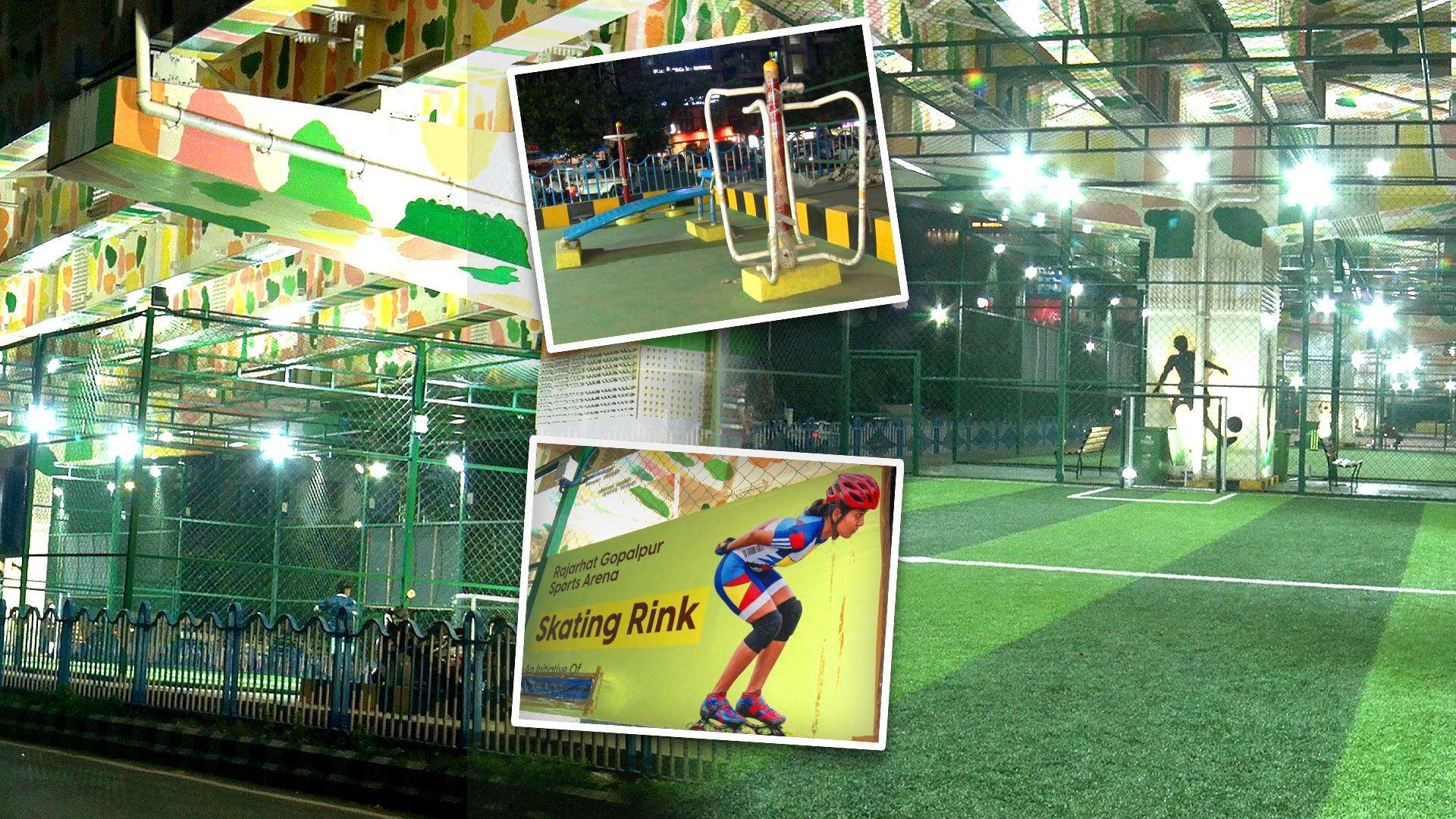 How Kolkata turned dead space under a flyover into a sports hub