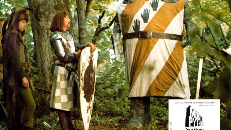 1975 hit comedy film 'Monty Python and the Holy Grail' ranked No. 1 ...
