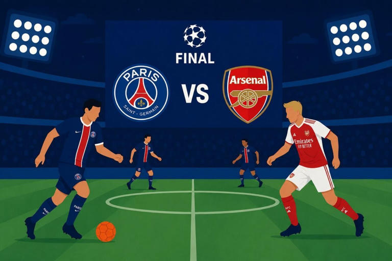 Champions League final: Huge kick-off time change for PSG vs Arsenal