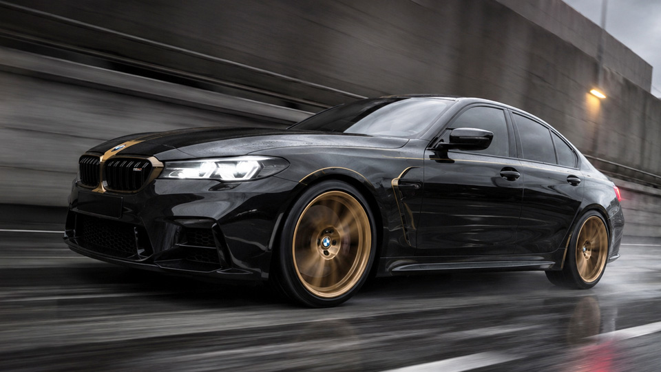 Hoe luid is de BMW M3 Competition bij volgas accelereren?