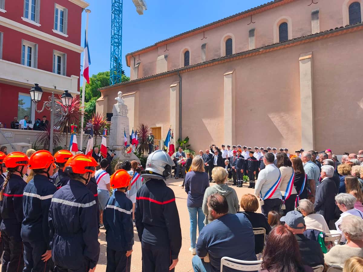À Saint-Cyr-sur-Mer, l’émotion d’une cérémonie du 8 mai tournée vers la ...