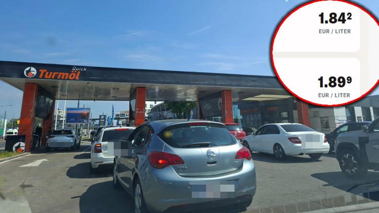 Fast 7 Cent billiger! Riesen-Run auf Wiener Tankstelle
