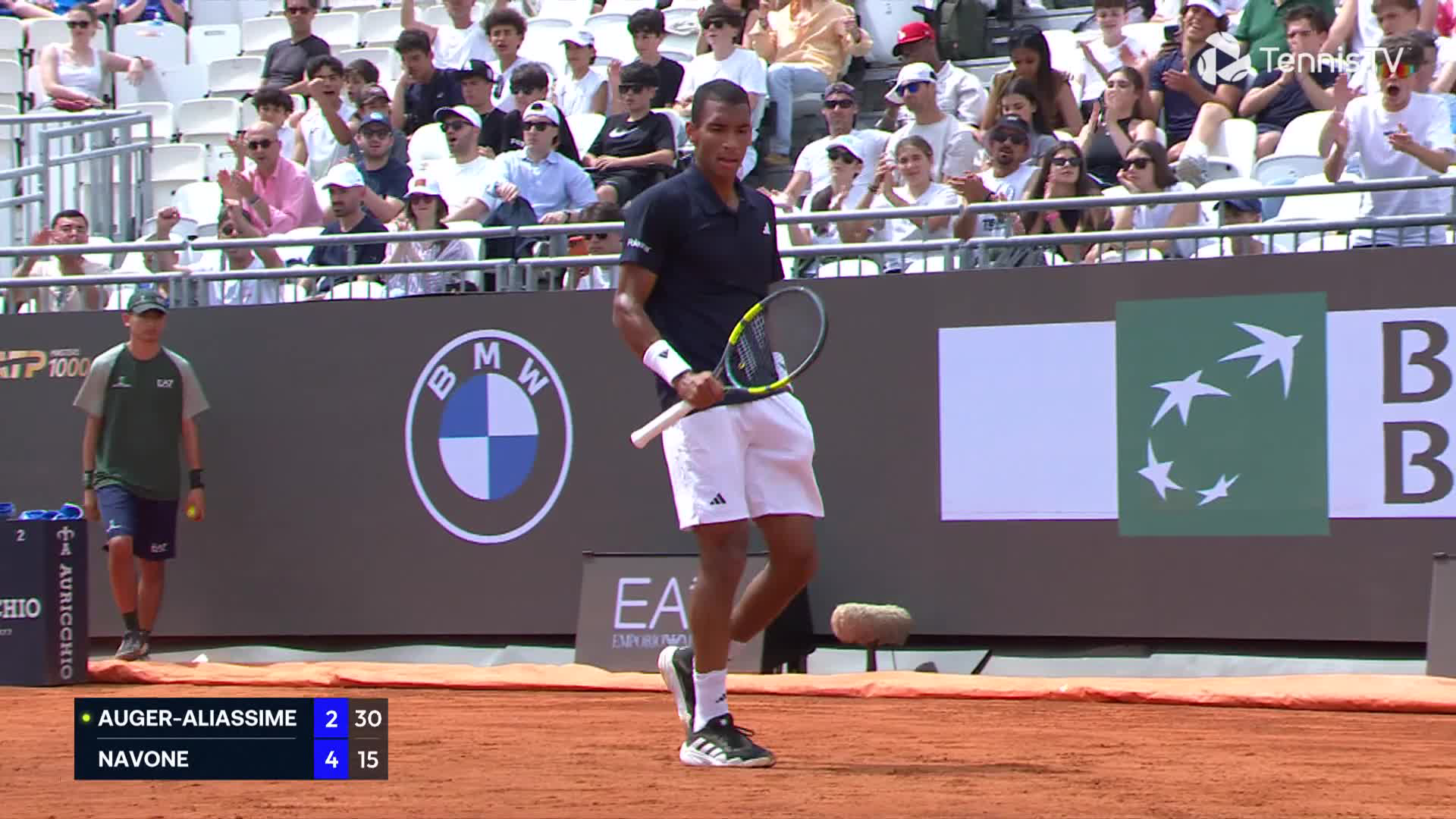 Felix Auger-Aliassime at his best in Rome!
