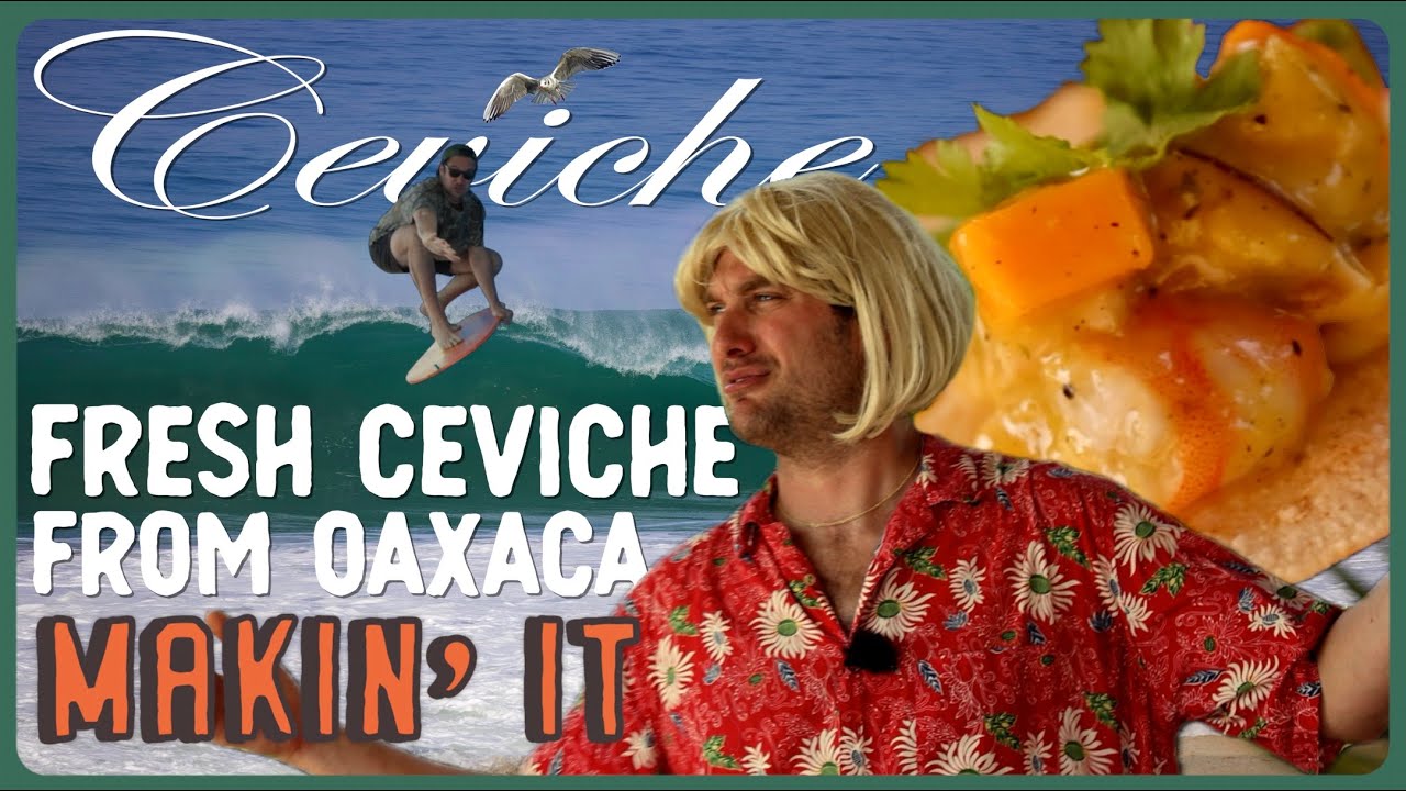 Prepare easy fresh ceviche directly on a sandy beach