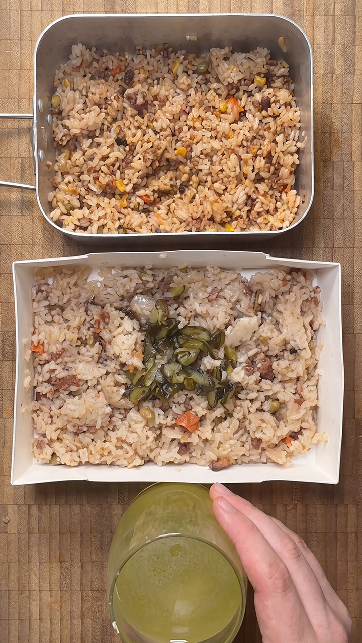 Trying Guinea military rations and survival meals for the first time