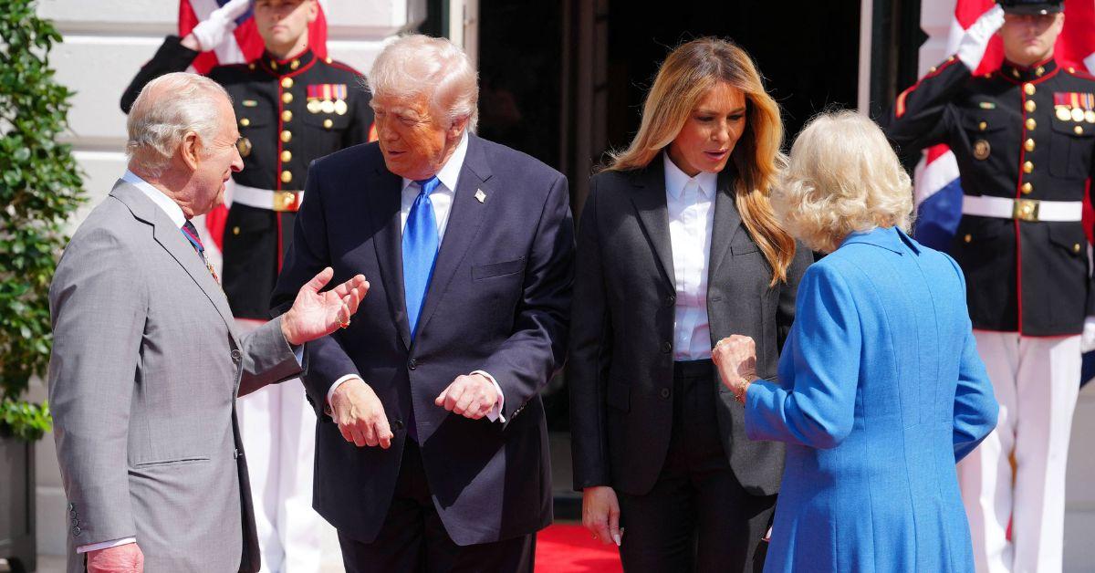 Queen Camilla has 2-word answer after meeting with Donald and Melania ...