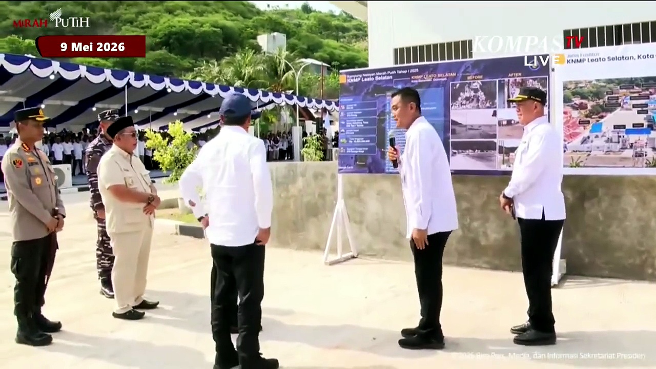 Momen Prabowo disambut emak-emak di Gorontalo saat tinjau kampung nelayan