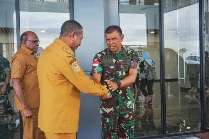 Perkuat sinergi, Pangdam XXIV/MT temui Gubernur Papua Selatan