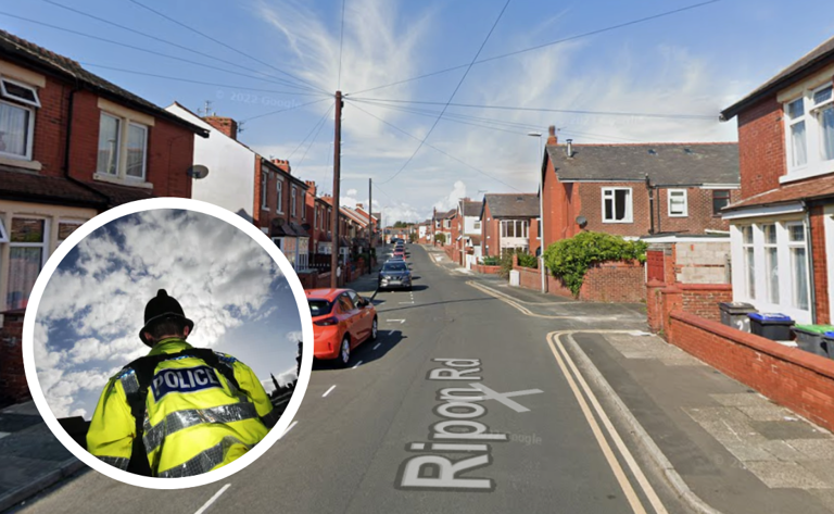 Two Blackpool men charged after police chase ended in crash