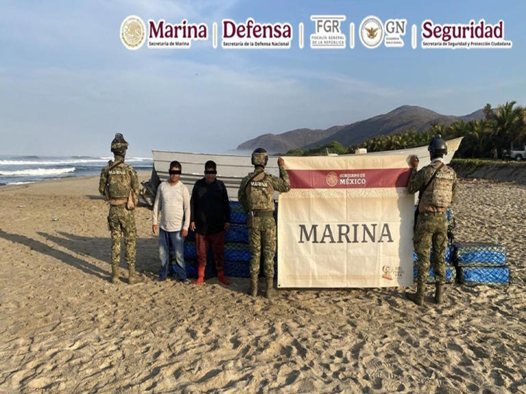 Marina Asegura 26 Bultos De Cocaína En Costas De Guerrero Detienen A
