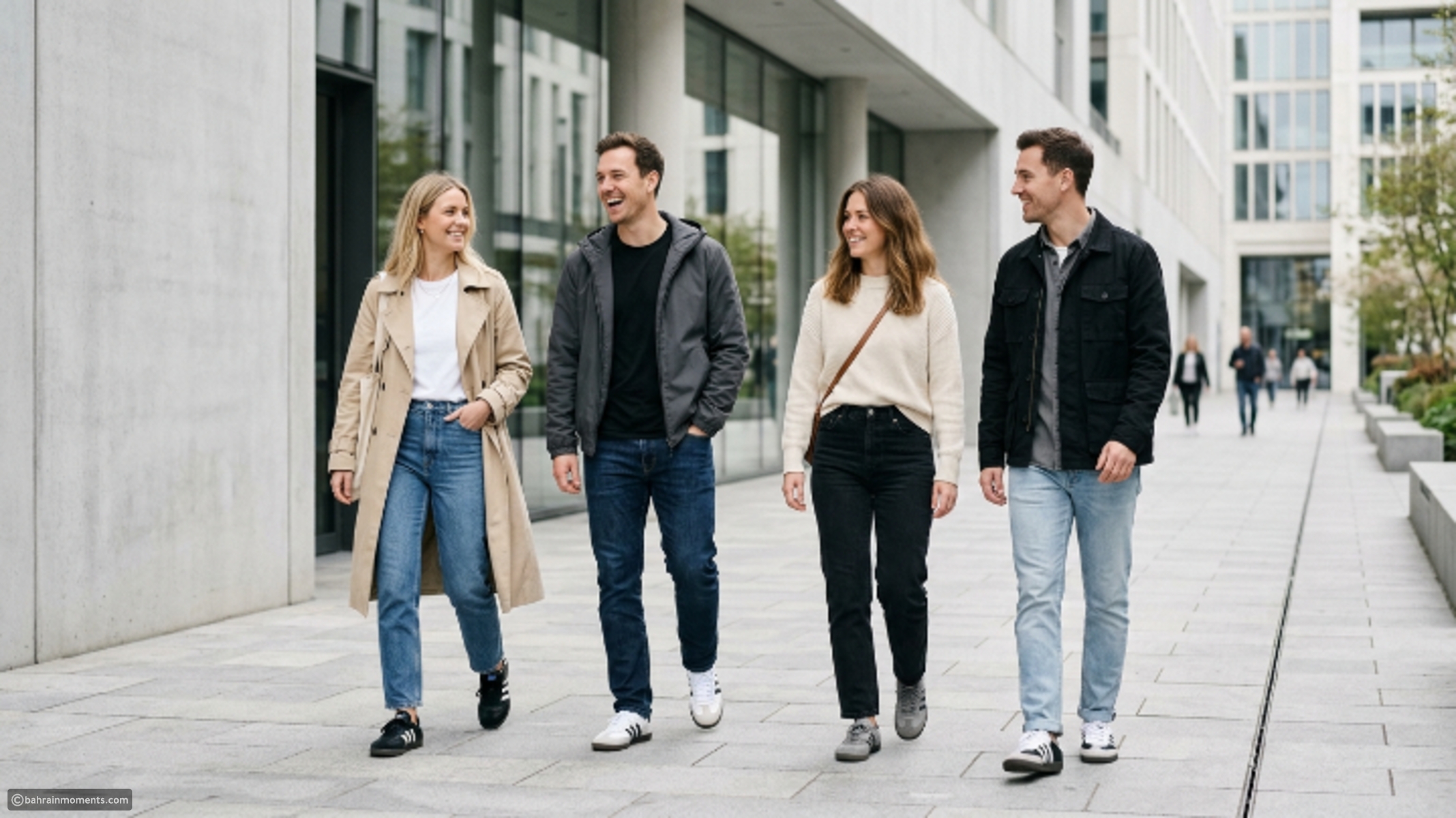 Not skinny, not baggy, this is the chic way to style Sambas with jeans ...