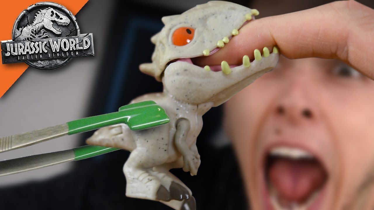 Got bit by an Indominus Rex in this unboxing