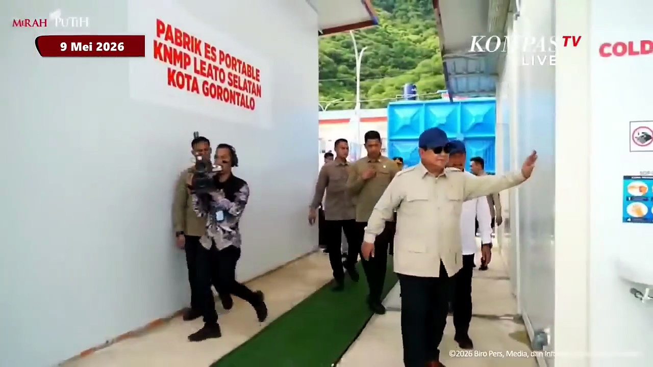 Buat tawa! Prabowo pura-pura kabur kala disoraki emak-emak resmikan ...